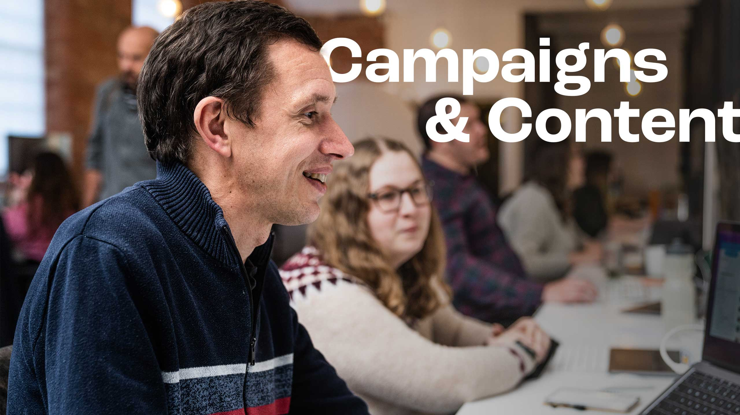 Specialism focus: Campaigns & Content | Fluid Ideas